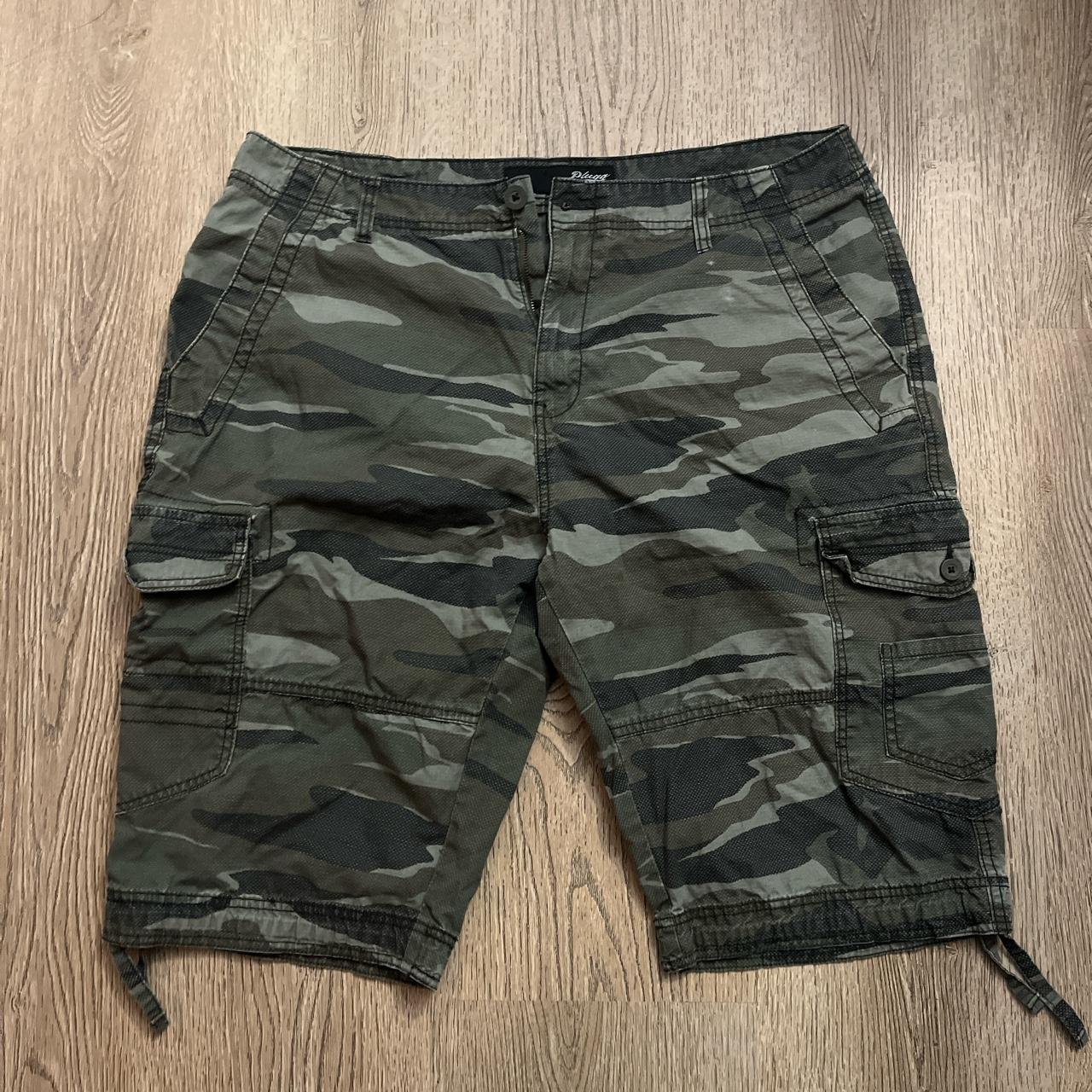 Camo plugg shorts 🔥🥶 Have a nice baggy/long... - Depop