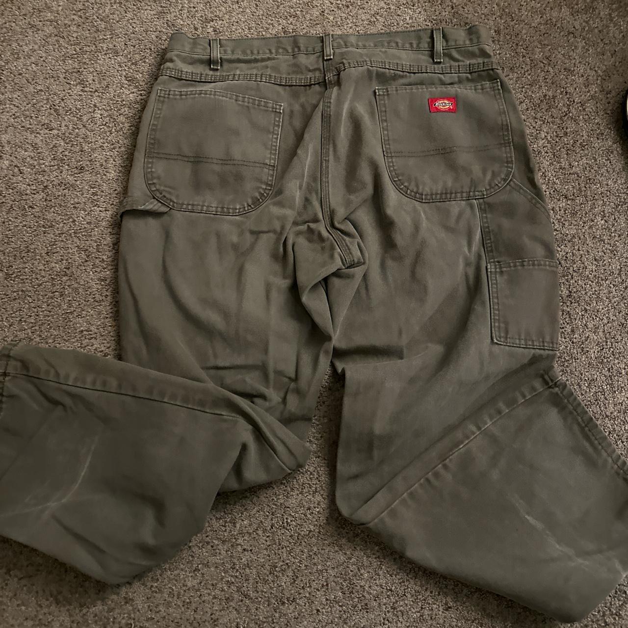 Vintage Green Dickies Carpenter Pants Size Depop