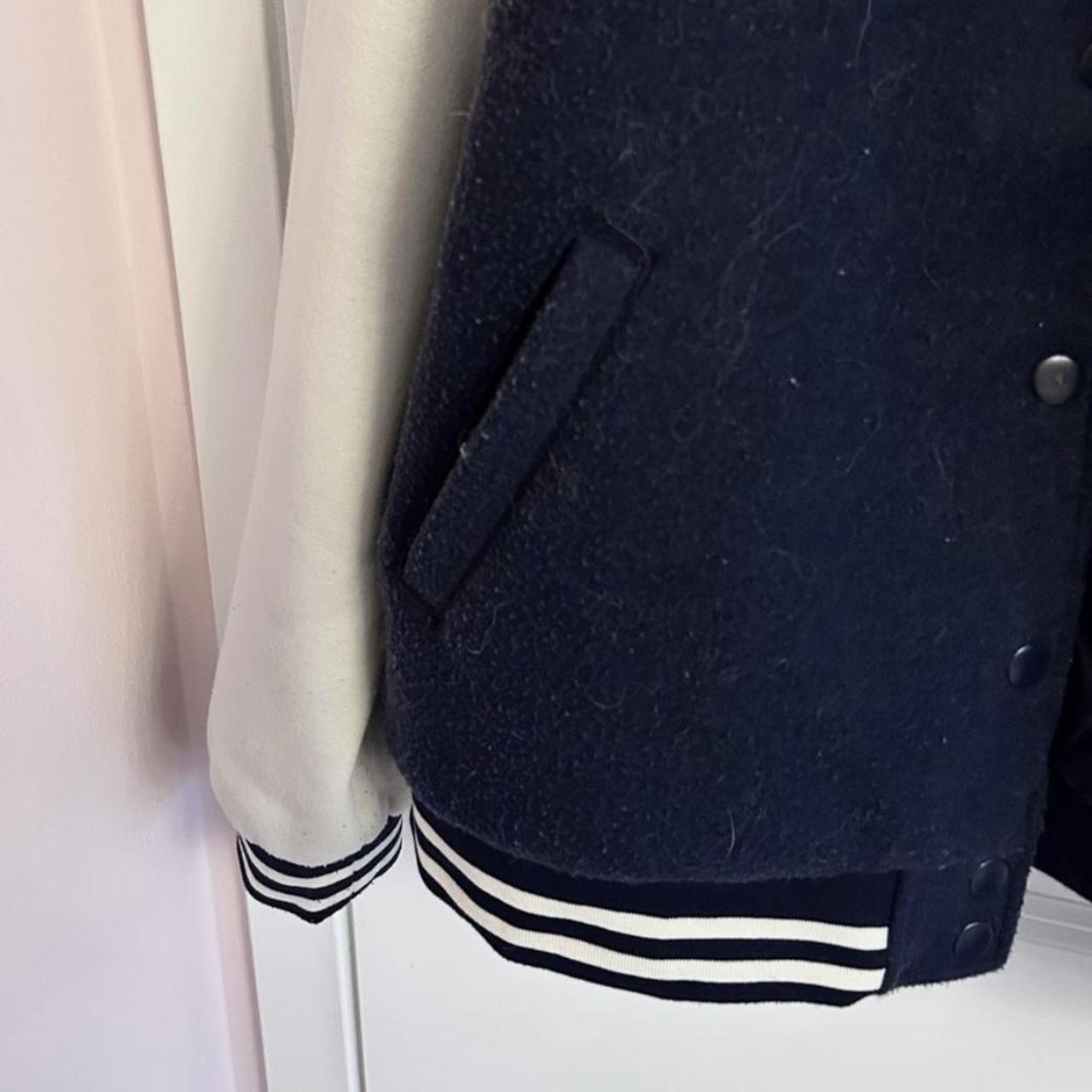 baseball varsity button up jacket - only worn a few... | Depop