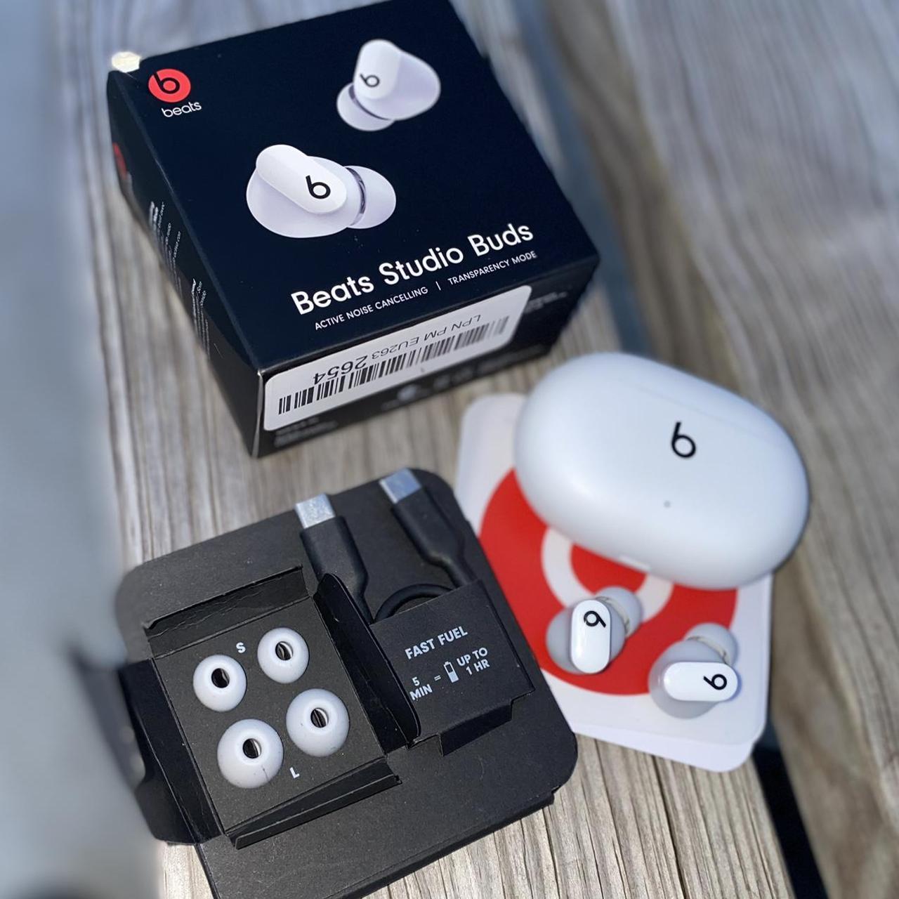 Beats Studio buds By Dr Dre Color /moon /white... - Depop