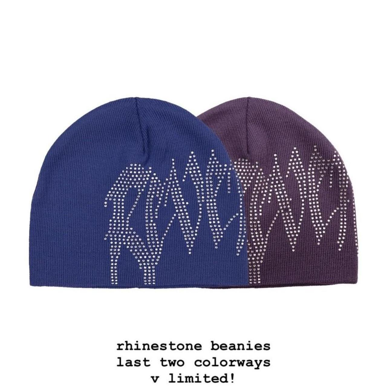Revenge Rhinestone beanies Brand New. I have Three... - Depop