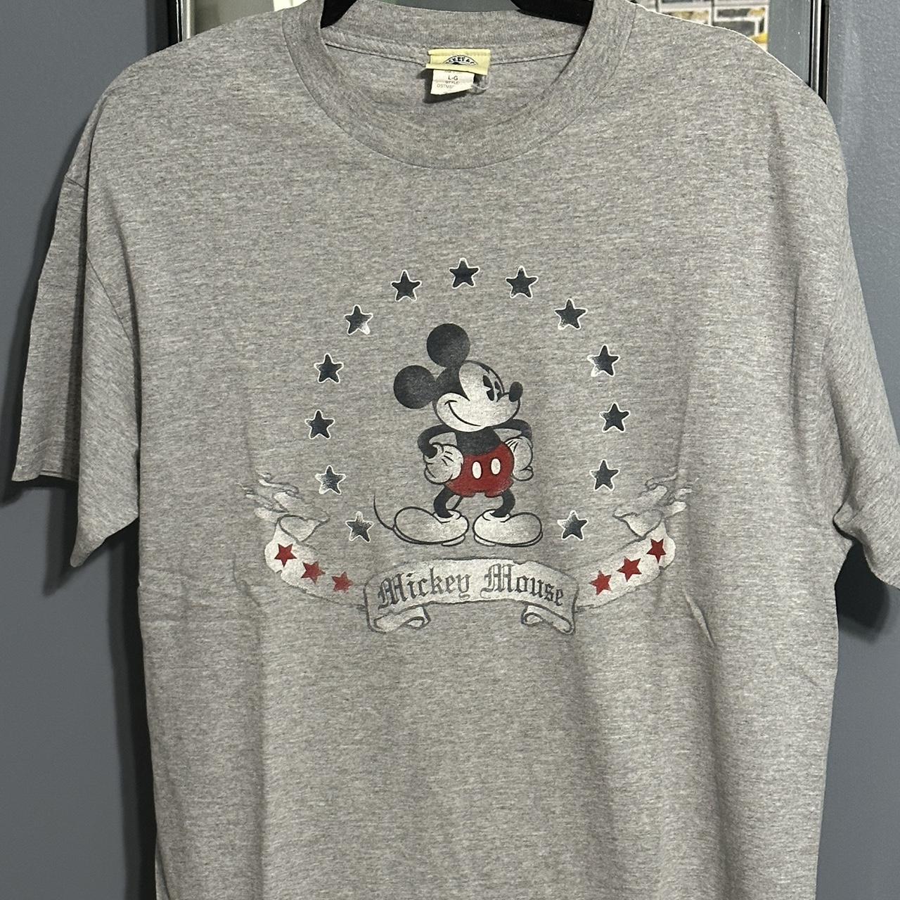 Mickey Mouse grey tshirt Mickey & co - Depop