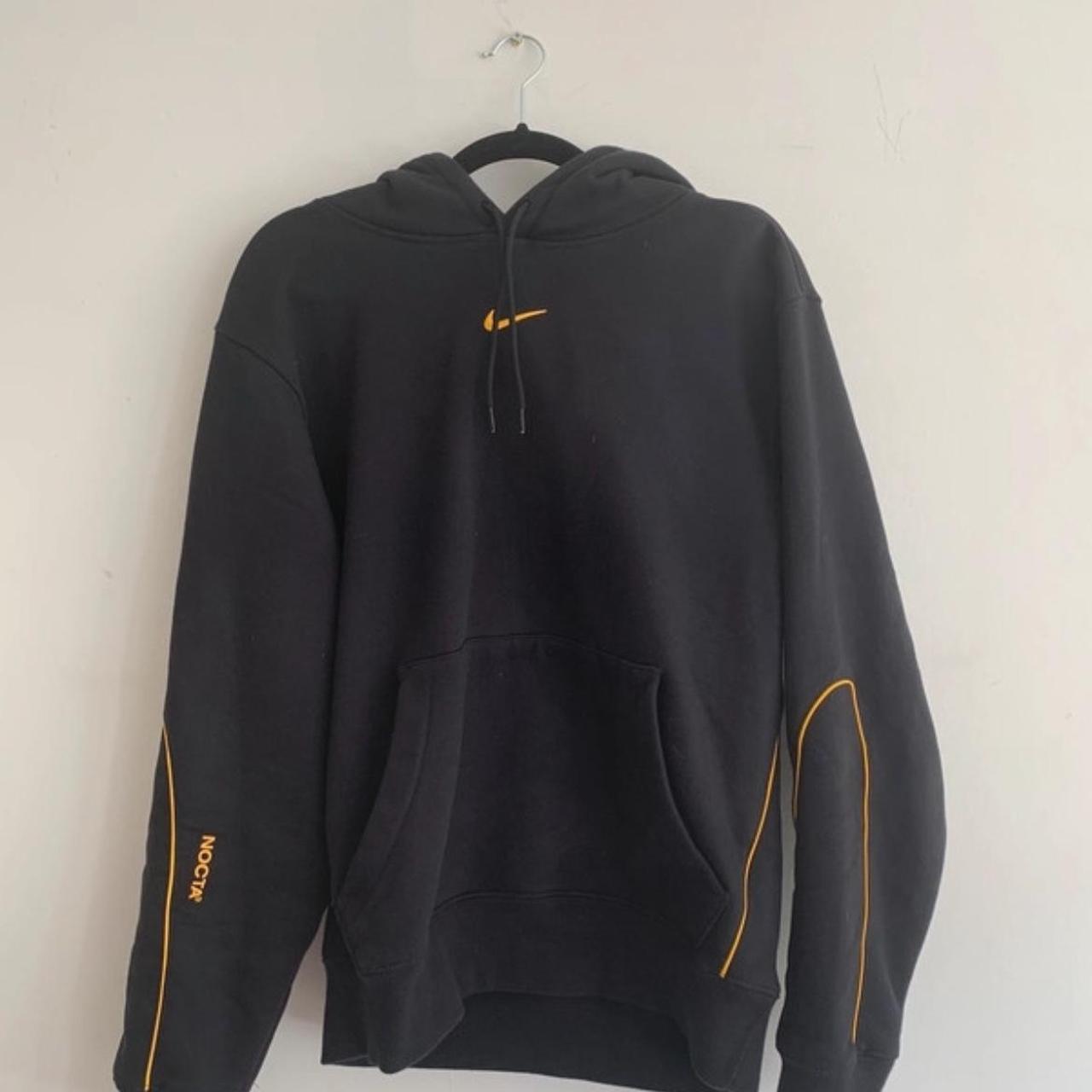 Black nocta jumper Missing front Nike tick Says... - Depop