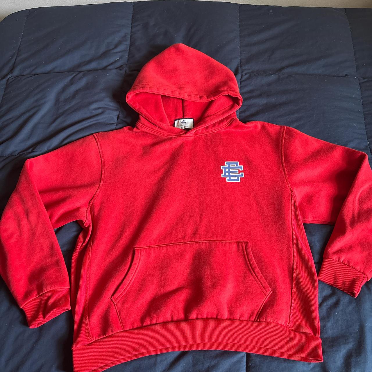 Eric Emmanuel red hoodie | Depop