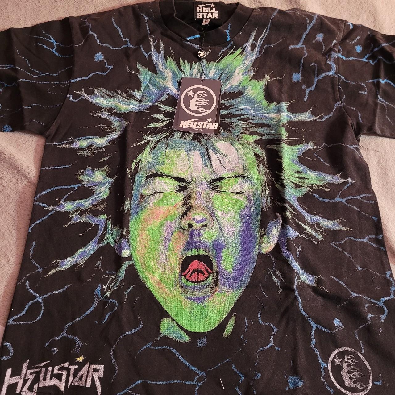 Hellstar Graphic shirt Skull screaming Made with... - Depop