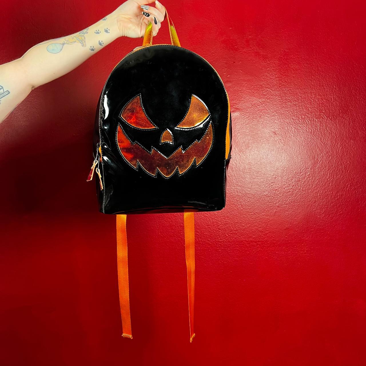 Reflective #halloween backpack from #yru . lightly... - Depop