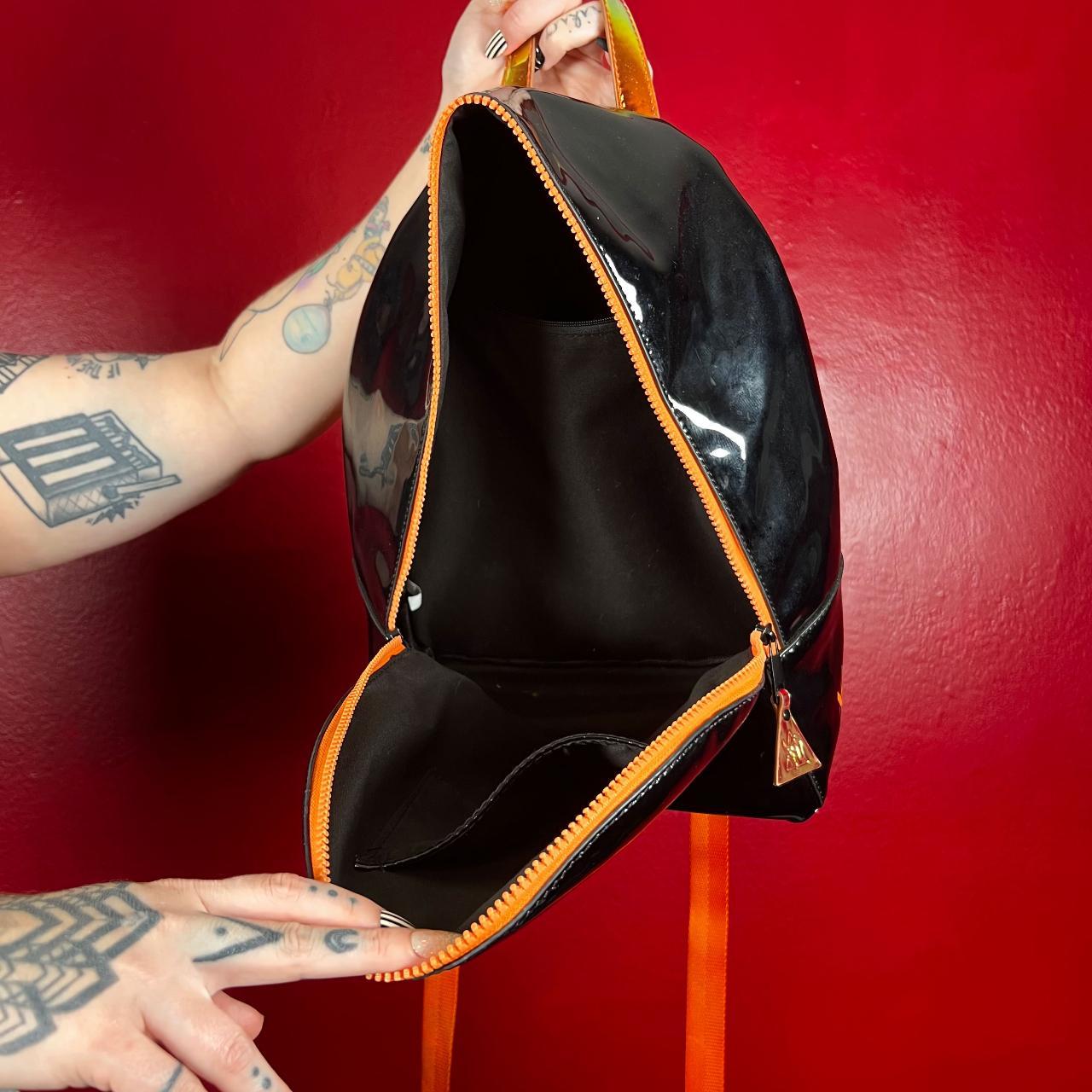 Reflective #halloween backpack from #yru . lightly... - Depop