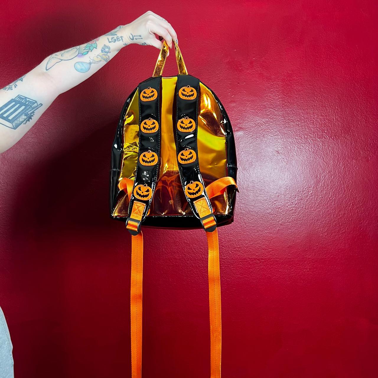 Reflective #halloween backpack from #yru . lightly... - Depop