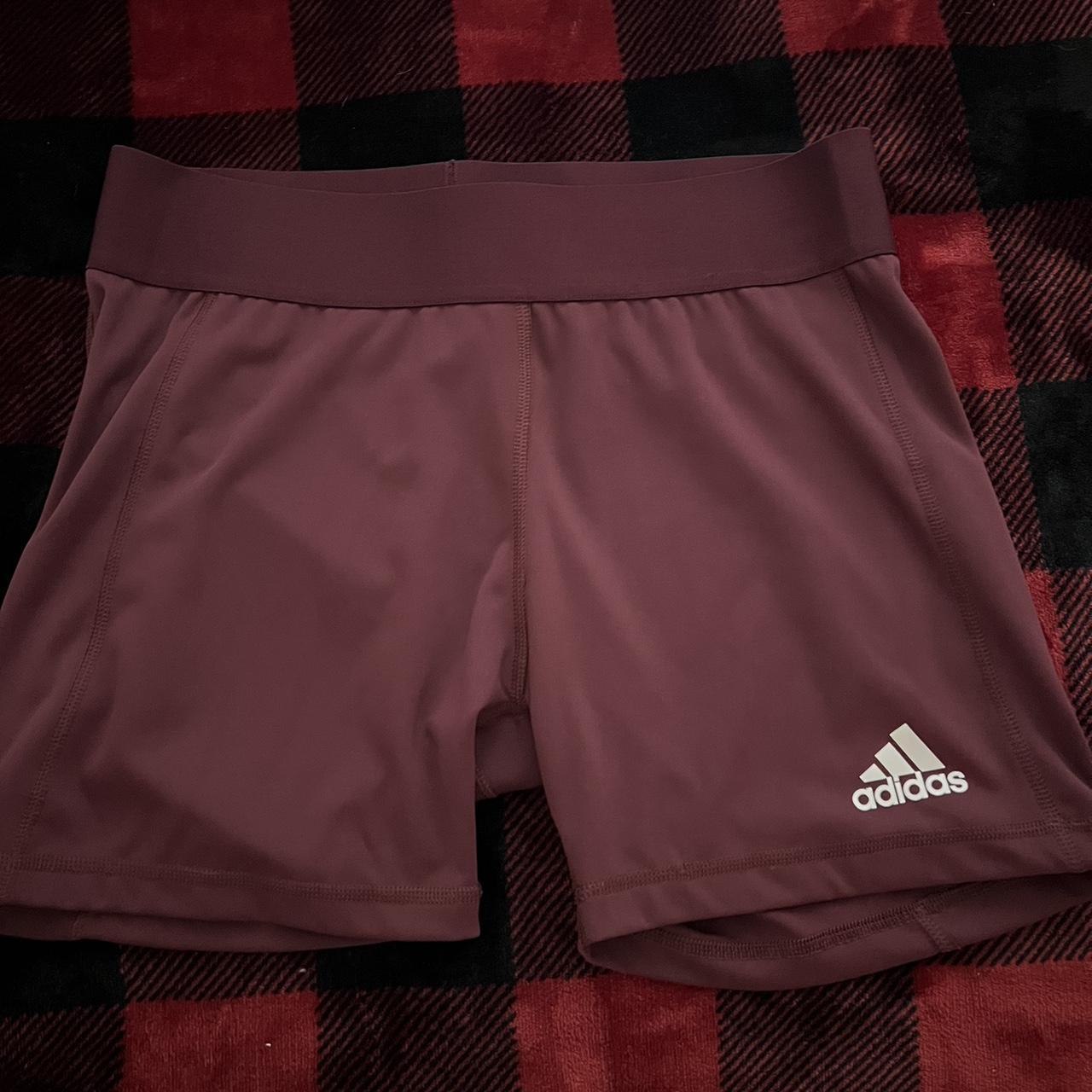 Maroon Adidas Spandex - Depop