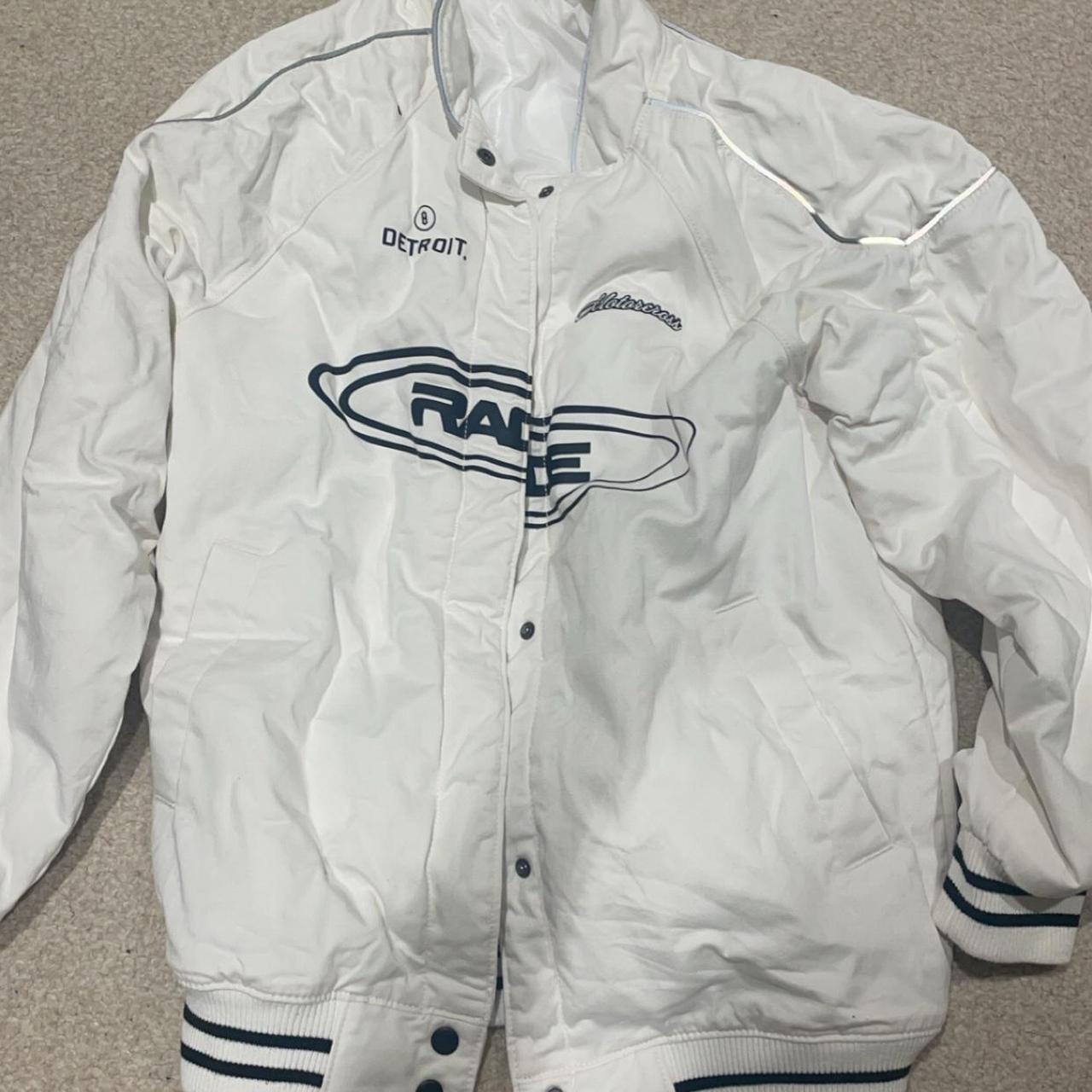 h&m racer jacket - Depop