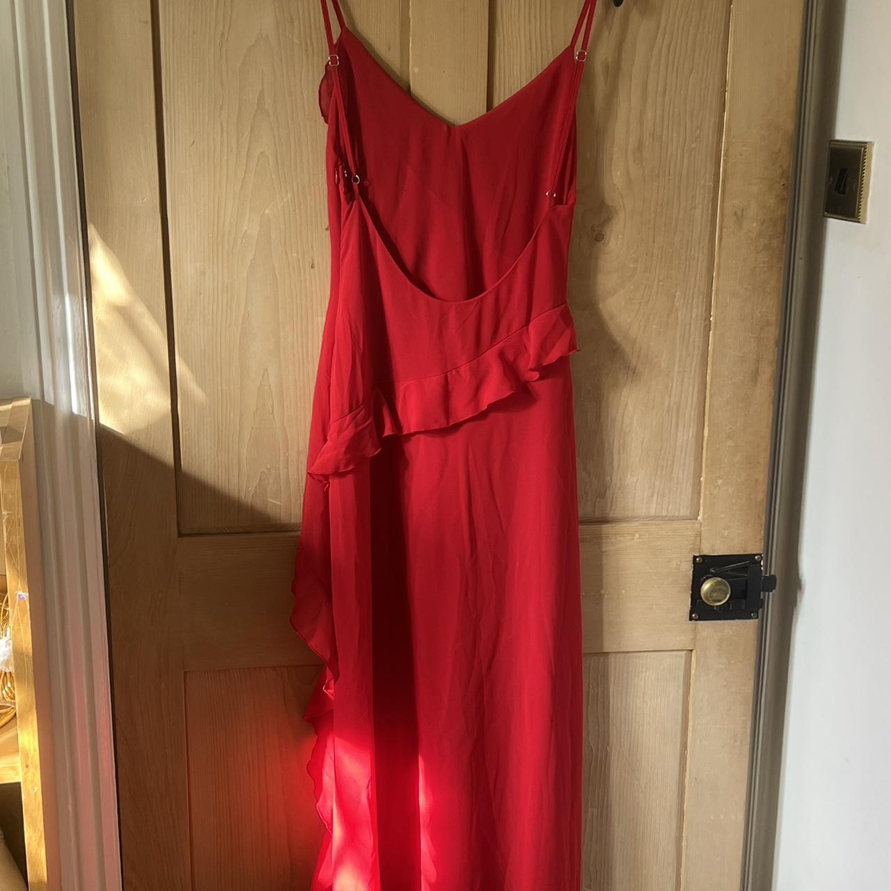White fox boutique red grill dress maxi - Depop
