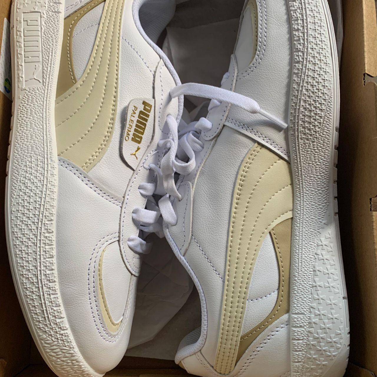 Puma Palermo Moda White Sneakers | Depop