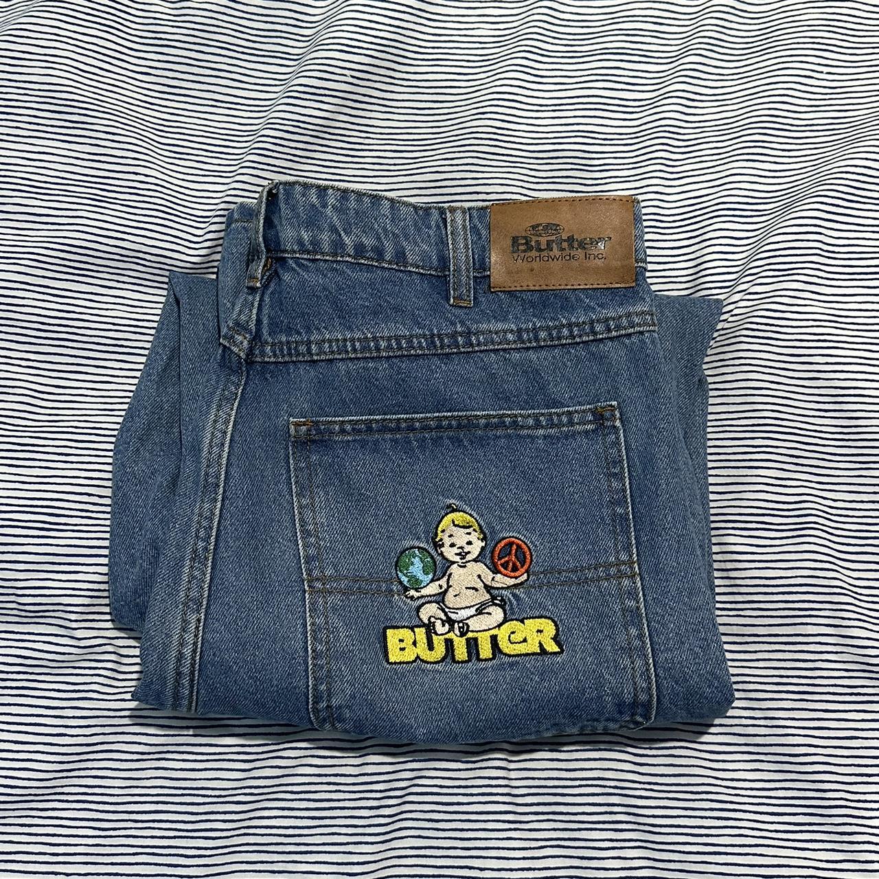Butter Goods Men's Blue Jeans | Depop