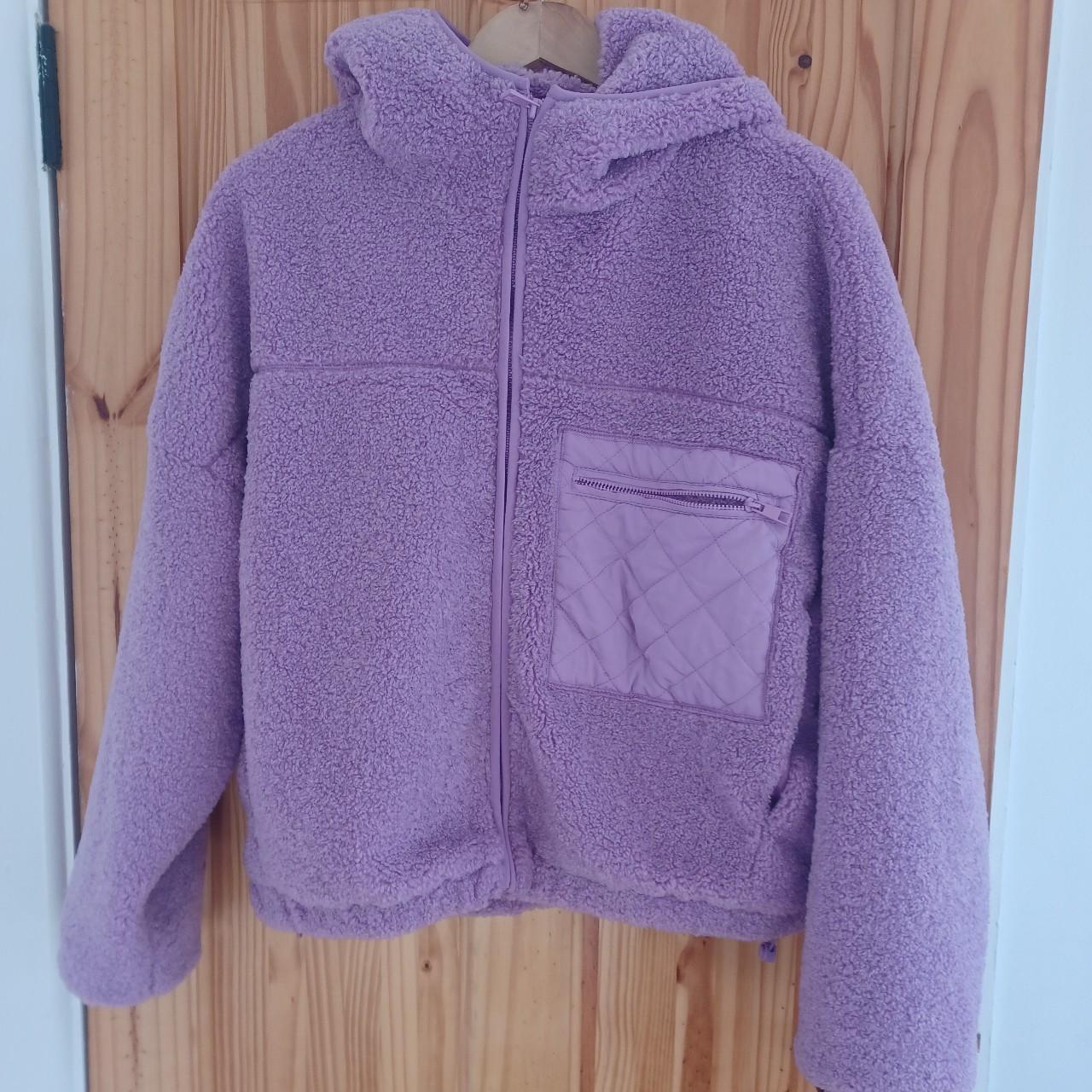 Penneys purple Teddy fleece. Size small uk (10-12)... - Depop