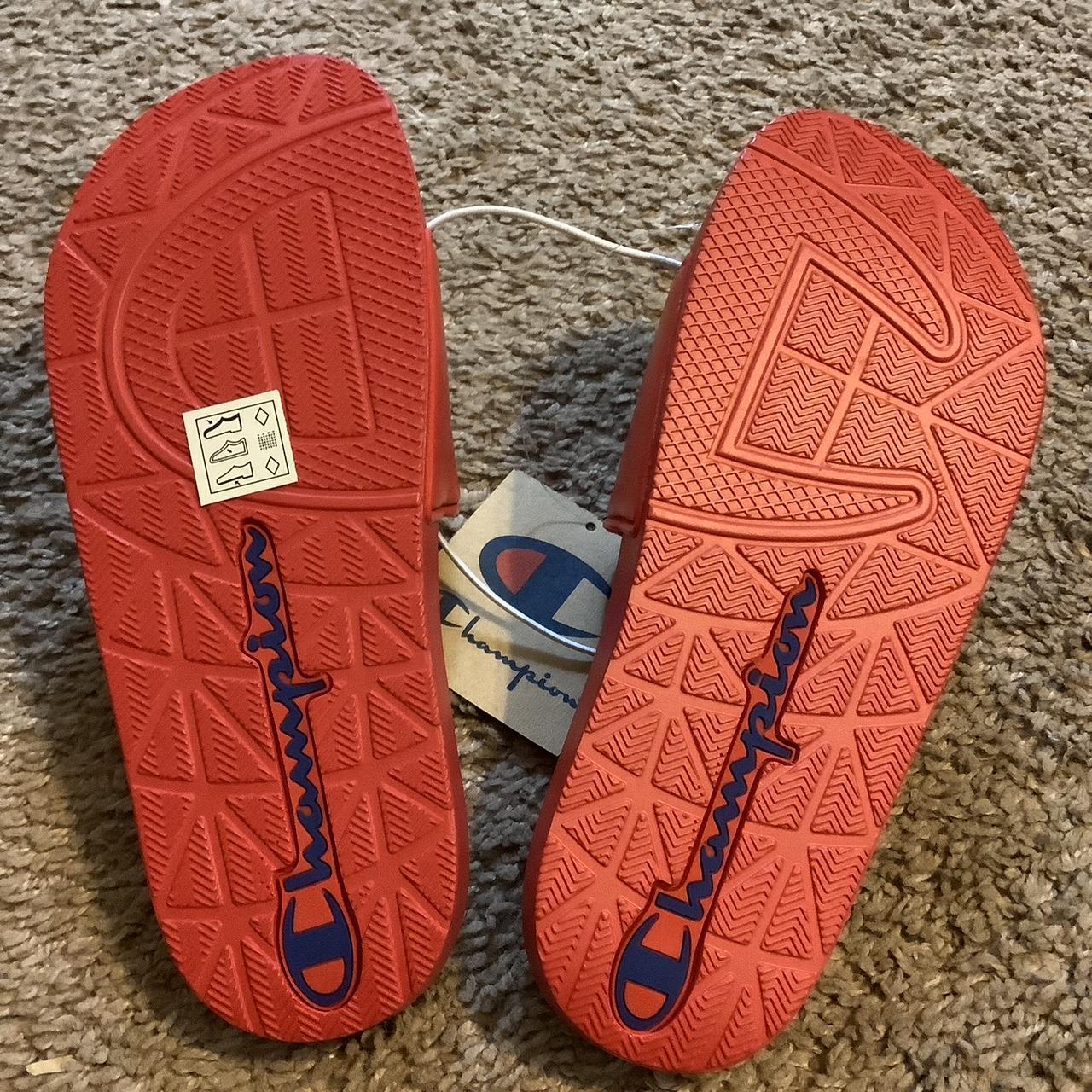 New Champion slides youth size 6 - Depop