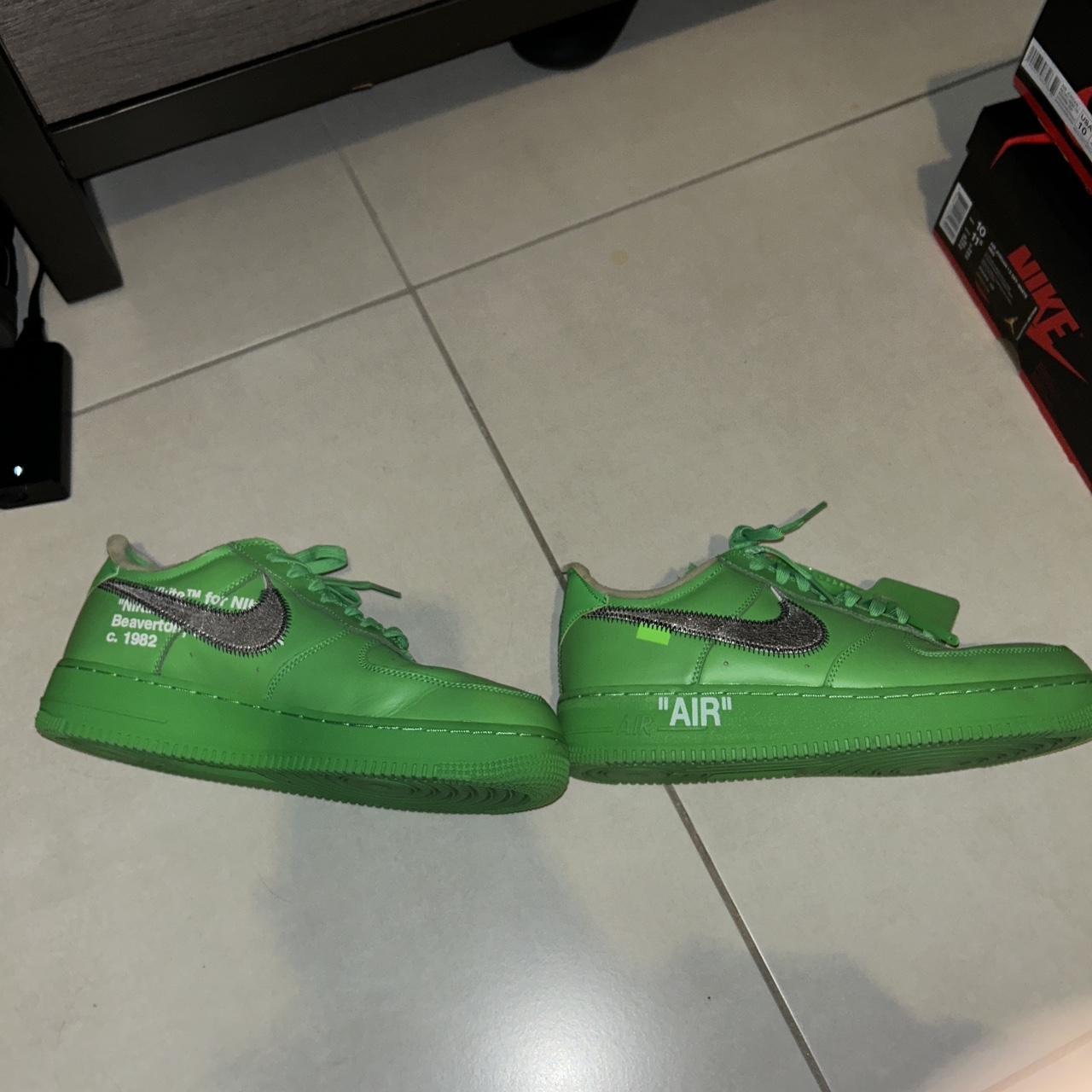Nike air force 1 off-white brooklyn fits like a size... | Depop