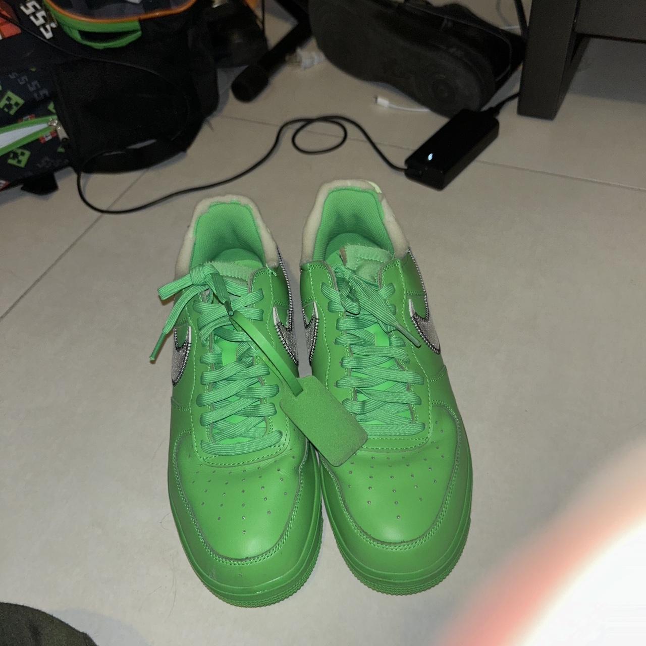 Nike air force 1 off-white brooklyn fits like a size... | Depop