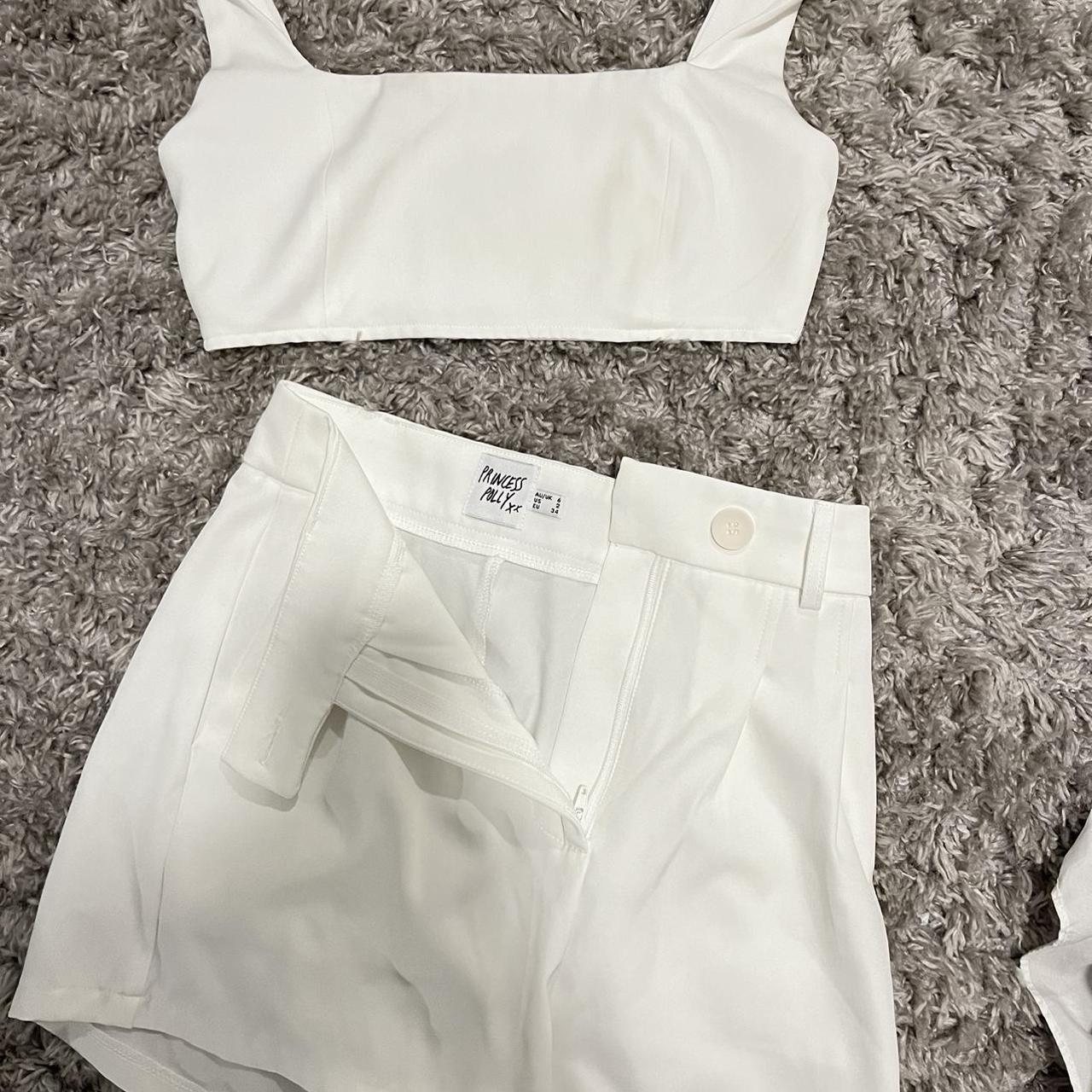 Princess Polly Women's White Shirt | Depop