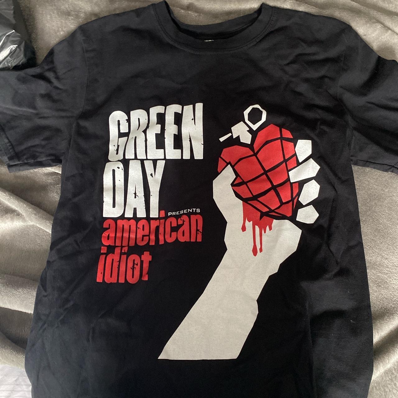 green day “american idiot” shirt never worn mens... - Depop