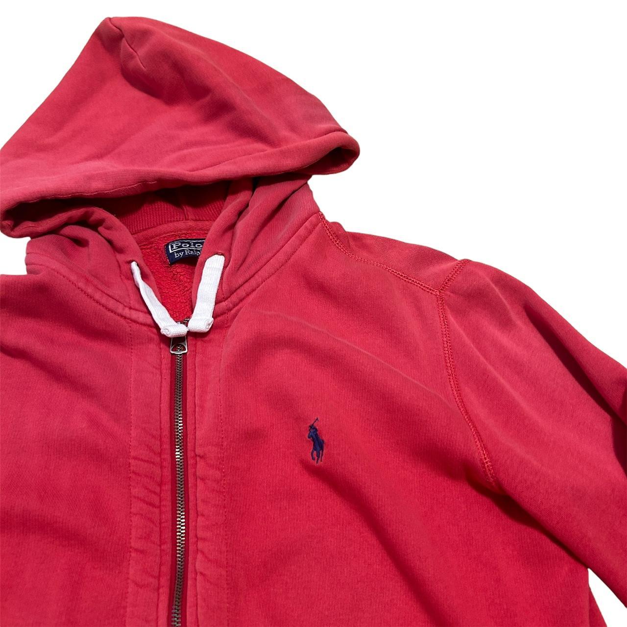 Red Polo Ralph Lauren zip up hoodie #retro #y2k... - Depop