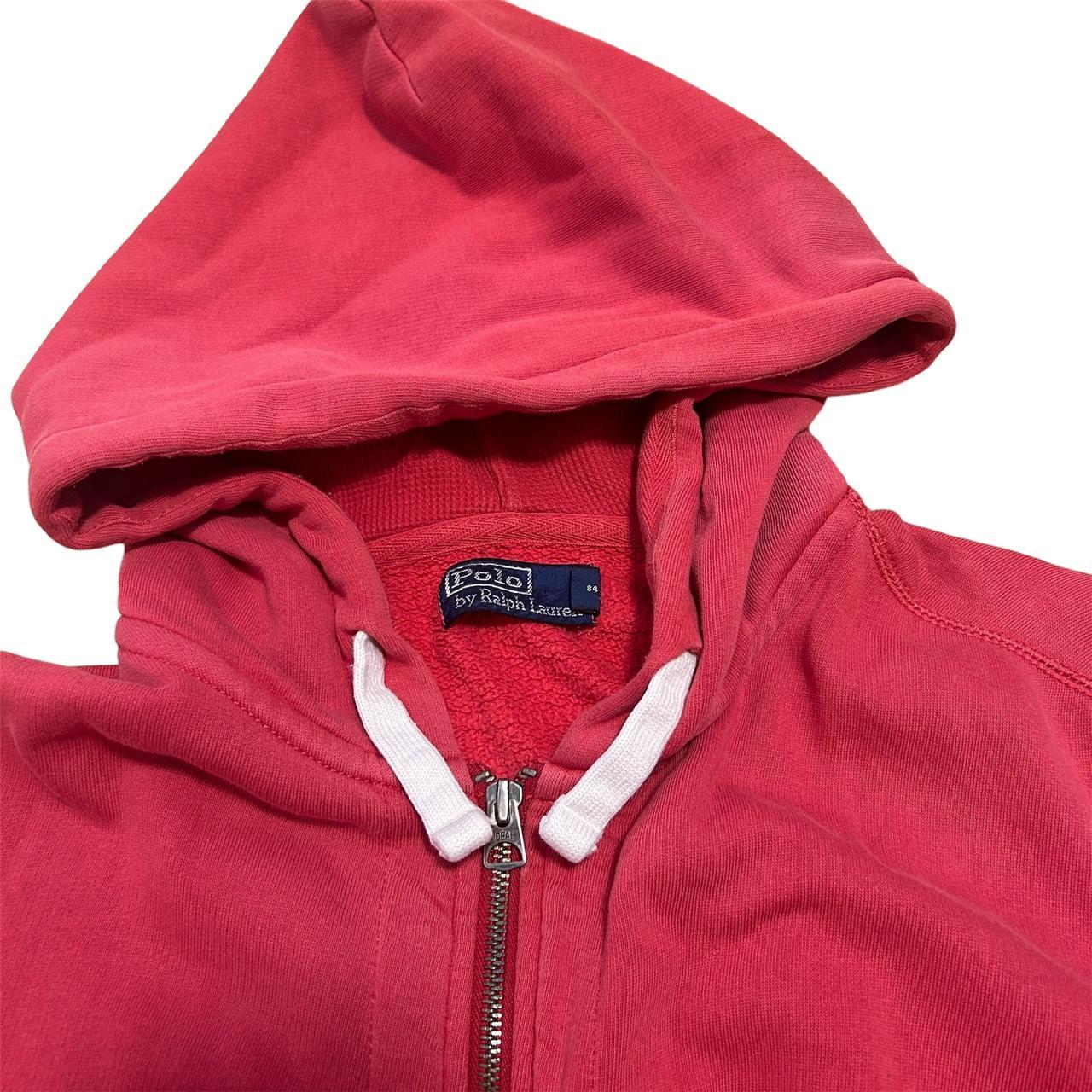 Red Polo Ralph Lauren zip up hoodie #retro #y2k... - Depop