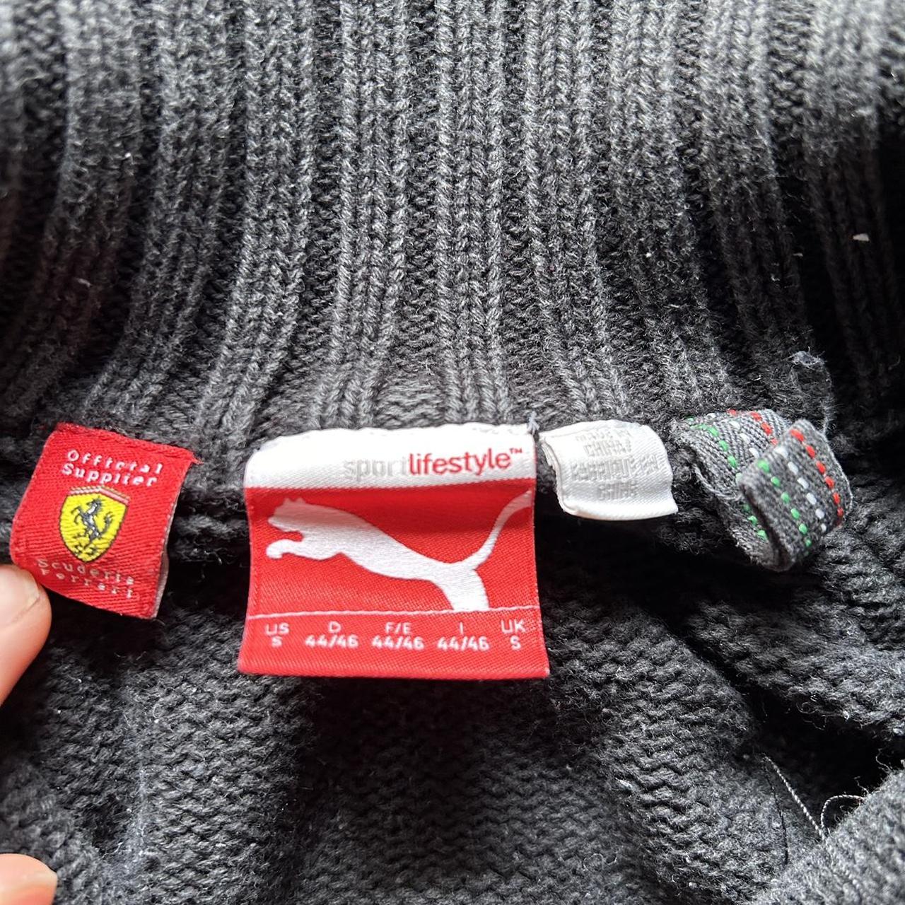 Vintage Ferrari puma knit sweater Rare Ferrari... - Depop