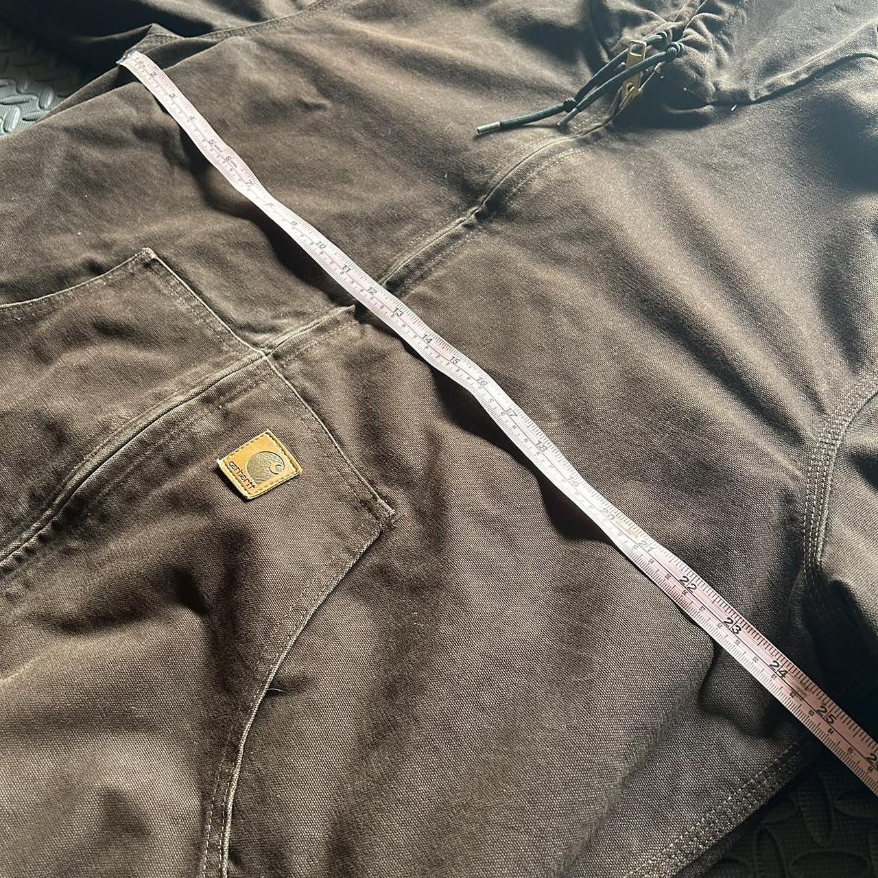 Mocha brown faded carhartt Detroit jacket Detroit... - Depop
