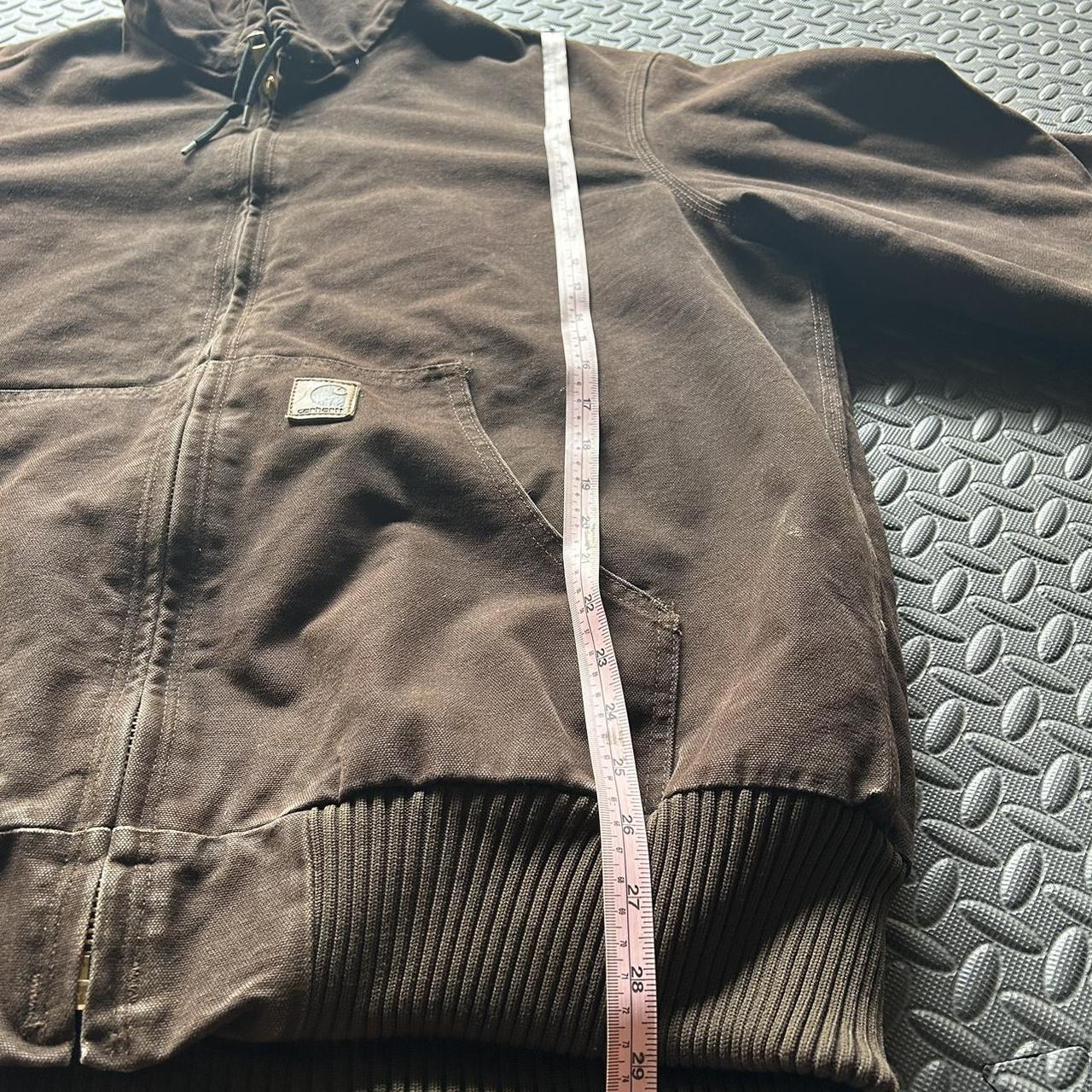 Mocha brown faded carhartt Detroit jacket Detroit... - Depop