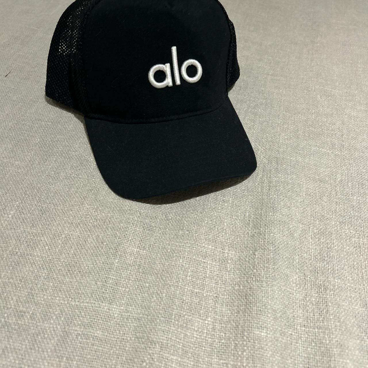 Black Alo Hat Never worn because it’s too big for me - Depop