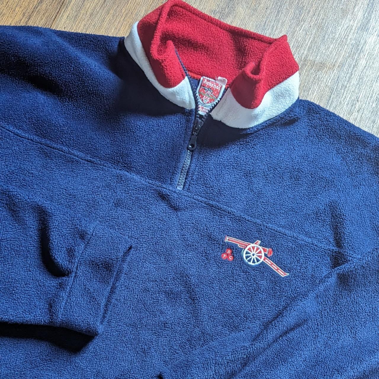 The Arsenal collection fleece Embroidered cannon in... - Depop