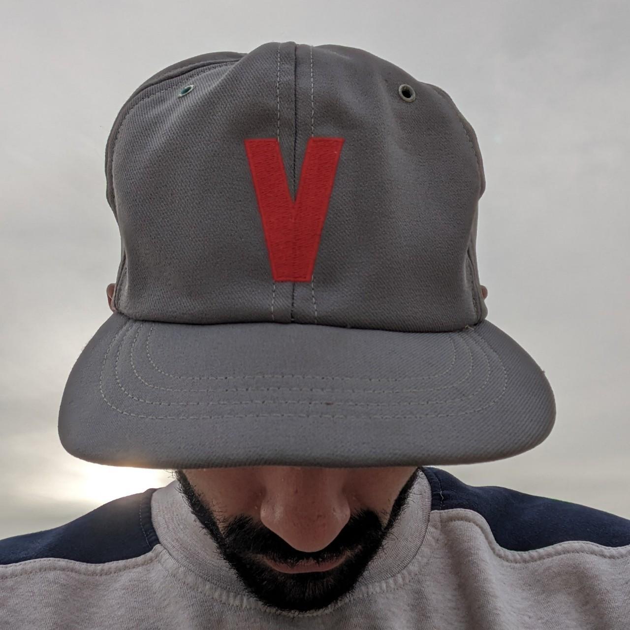 Vintage 80's made in USA snapback Grey snapback... - Depop