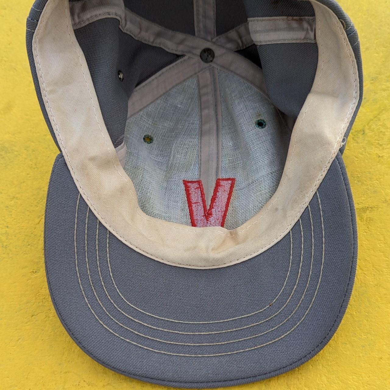 Vintage 80's made in USA snapback Grey snapback... - Depop