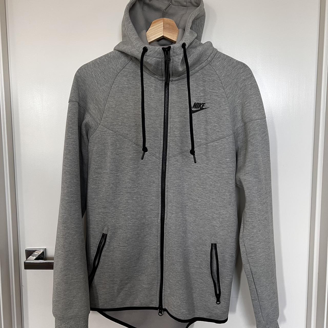 Nike Tech Fleece Jacket (2013) - Grey Size:... - Depop