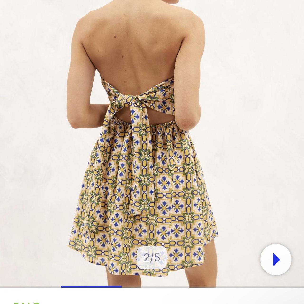 Aere mini linen dress Size 6 RRP $140 - Depop