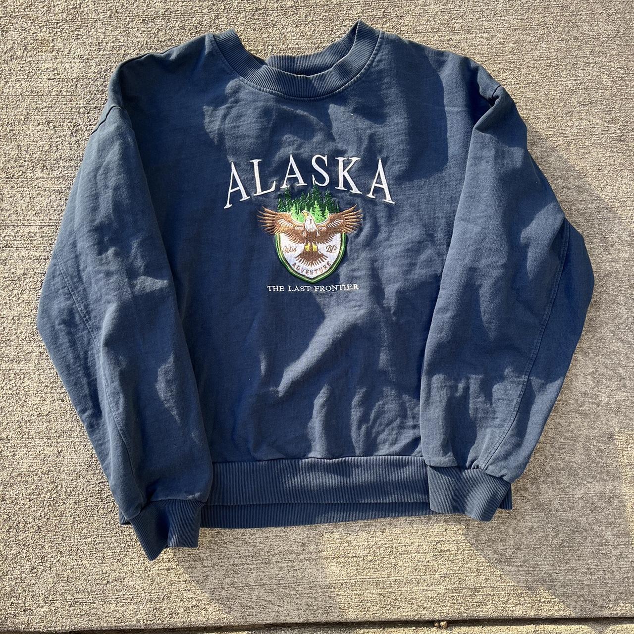 Vintage Alaska Crewneck Fits true to size - Depop