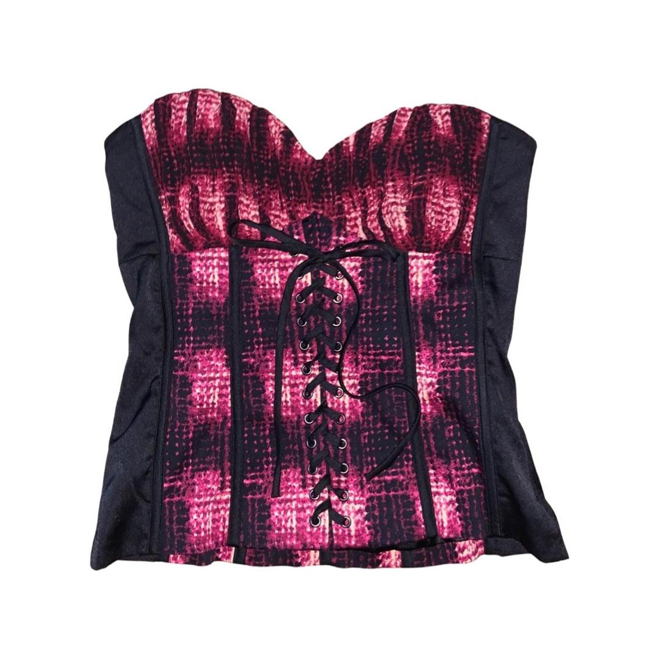 super cute bebe corset, perfect condition 🖤 *no... - Depop