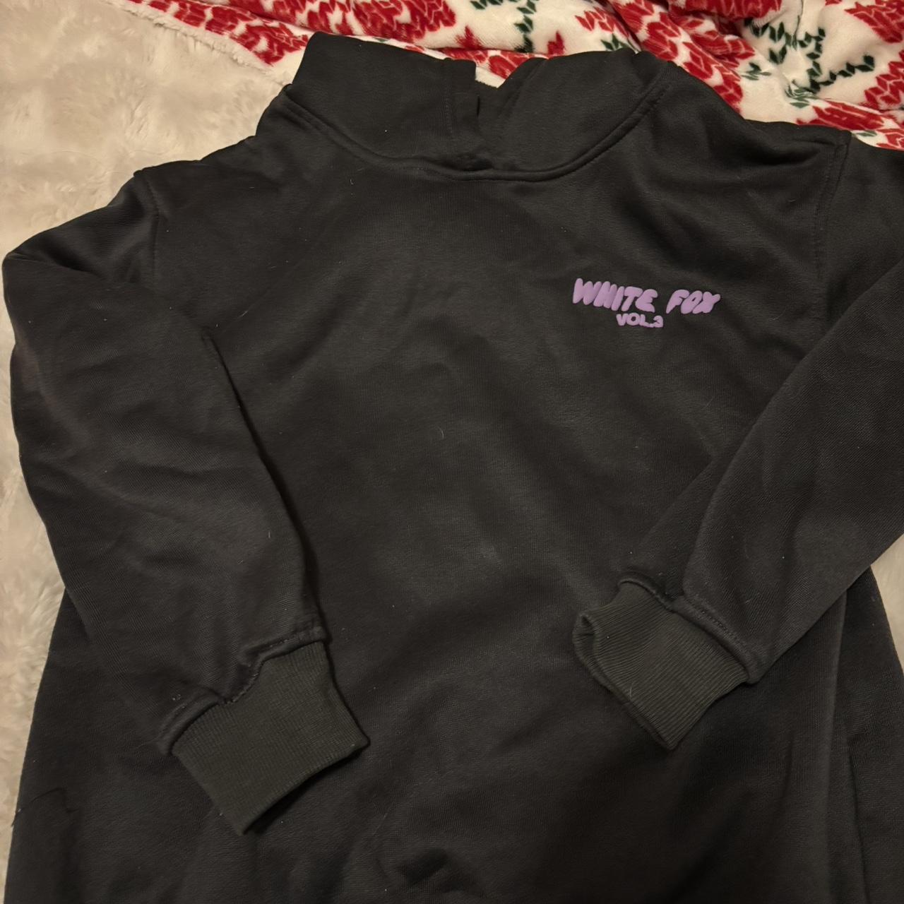 white fox hoodie and sweats bundle (if you just want... - Depop