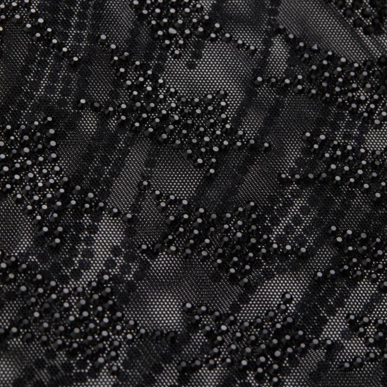 Mugler x H&M Rhinestone-embellished Mesh Tights So... - Depop