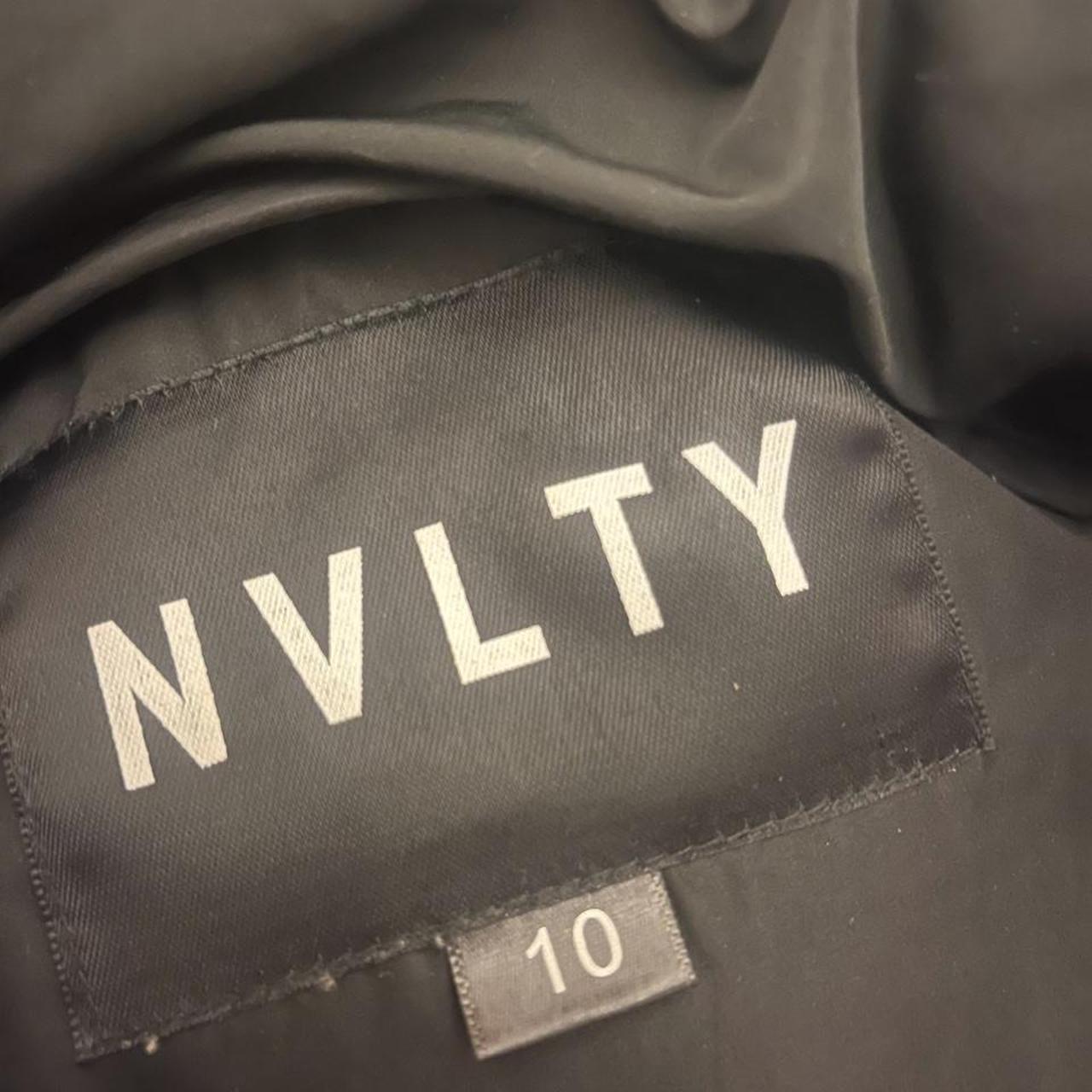 nvlty black coat - size M - signs of wear, still in... - Depop