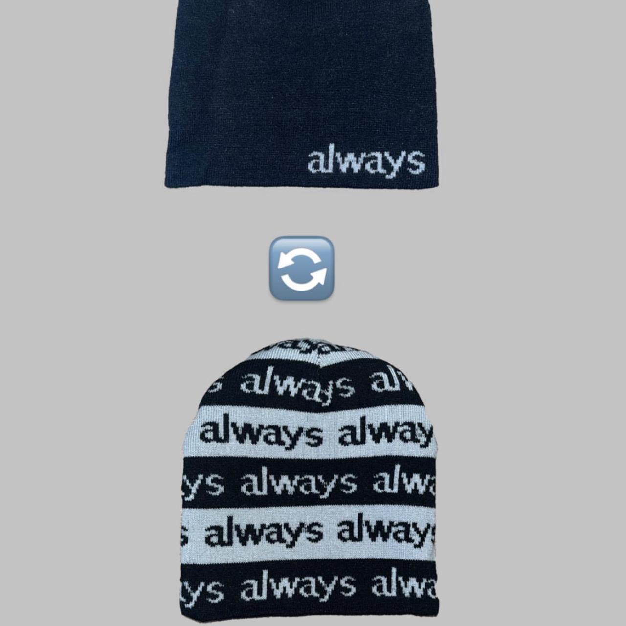 adwysd beanie Reversible Always do what you should do - Depop
