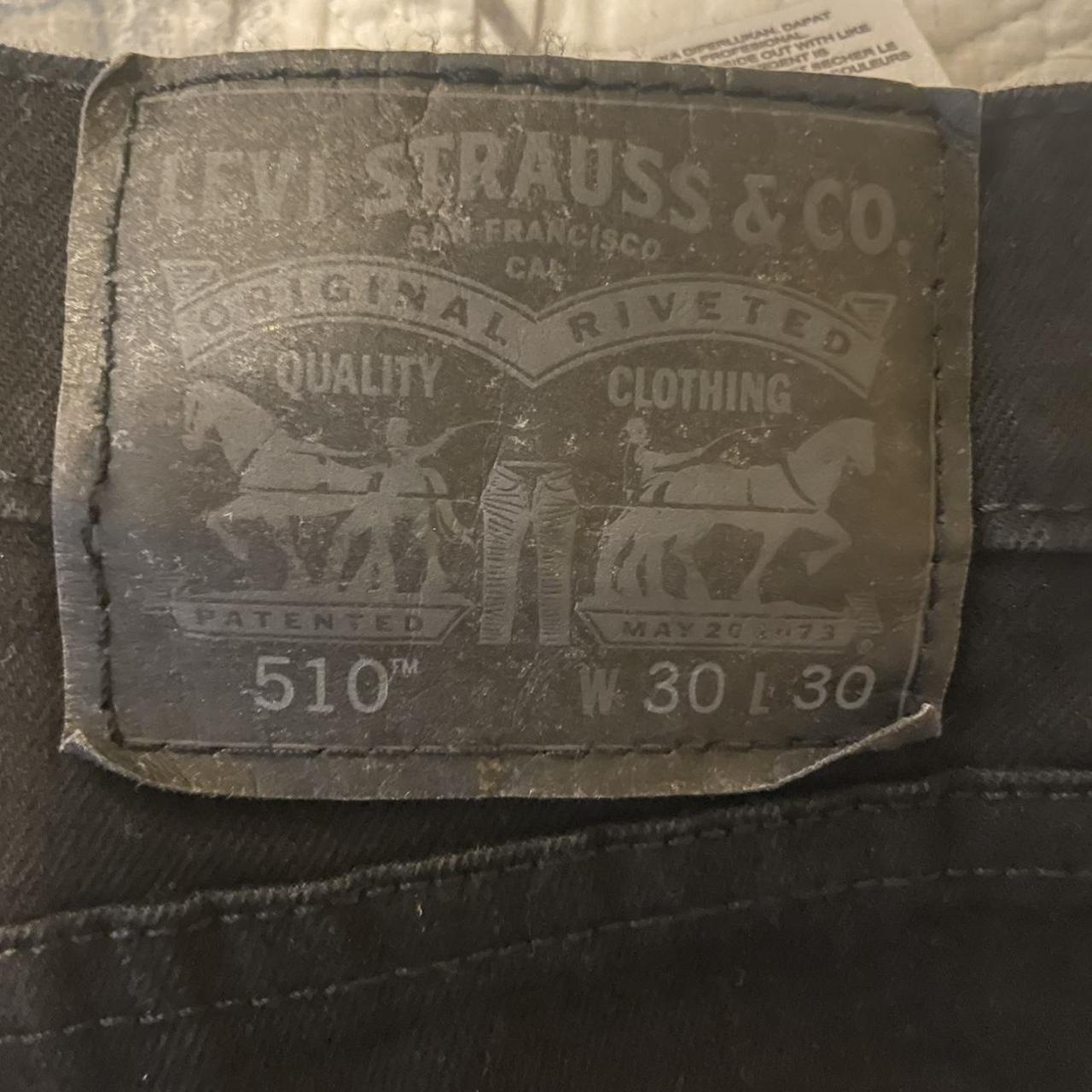 Levi’s 510 Black 30x30 Only worn once #levis... - Depop
