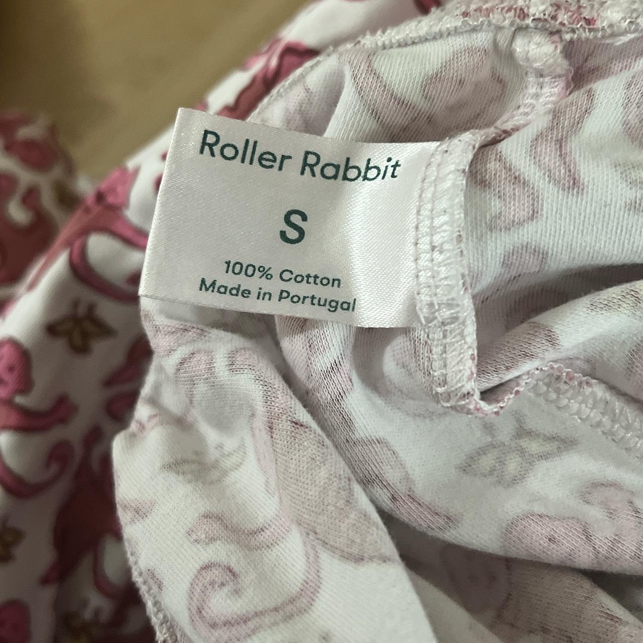 Roller rabbit pink monkey pajamas - sold out on... - Depop