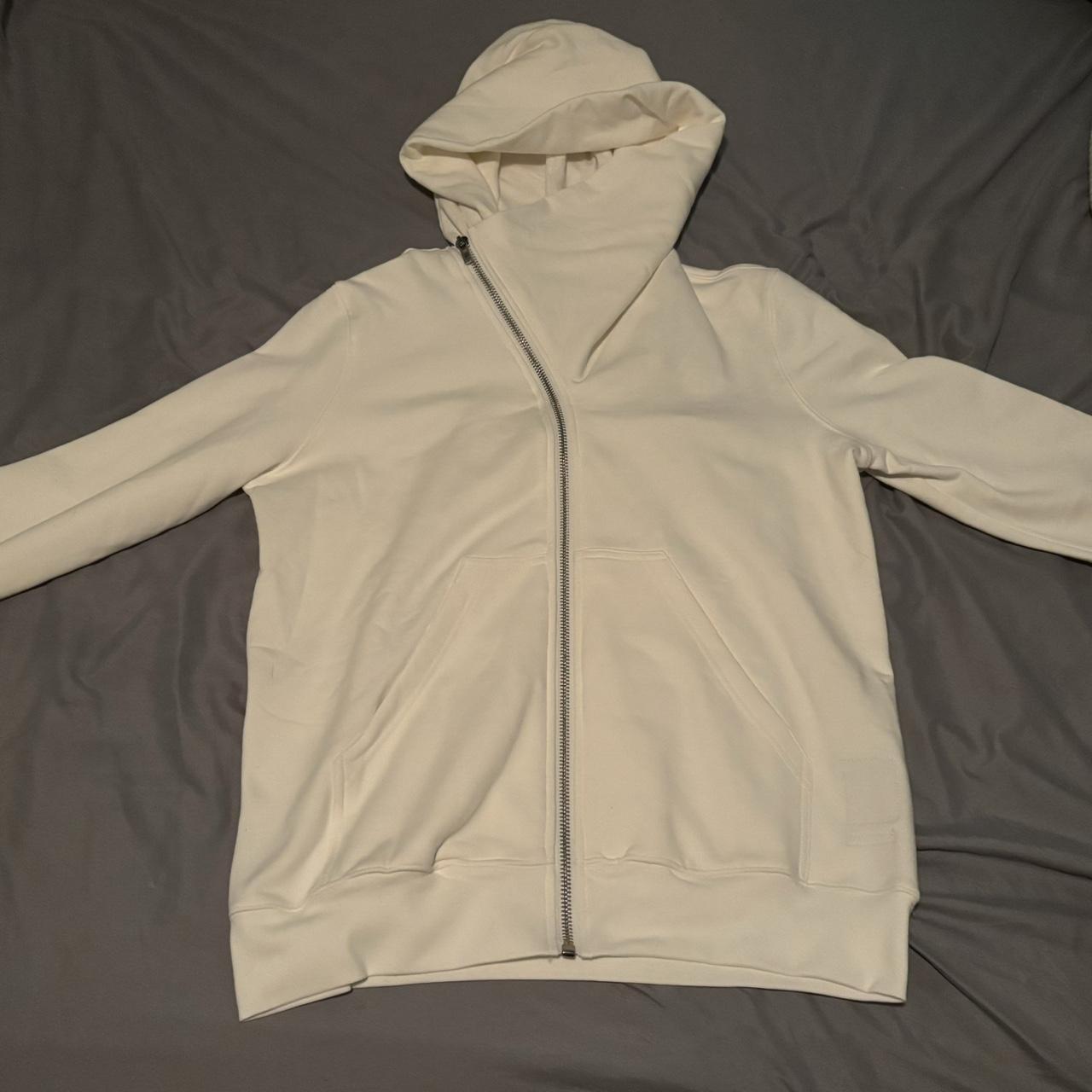 Rick Owens DRKSHDW Mountain Hoodie White Never worn... - Depop