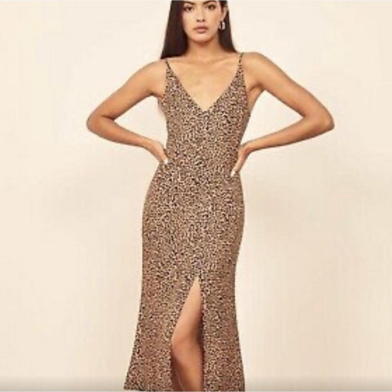 Reformation Bates Dress in Bengal - Depop