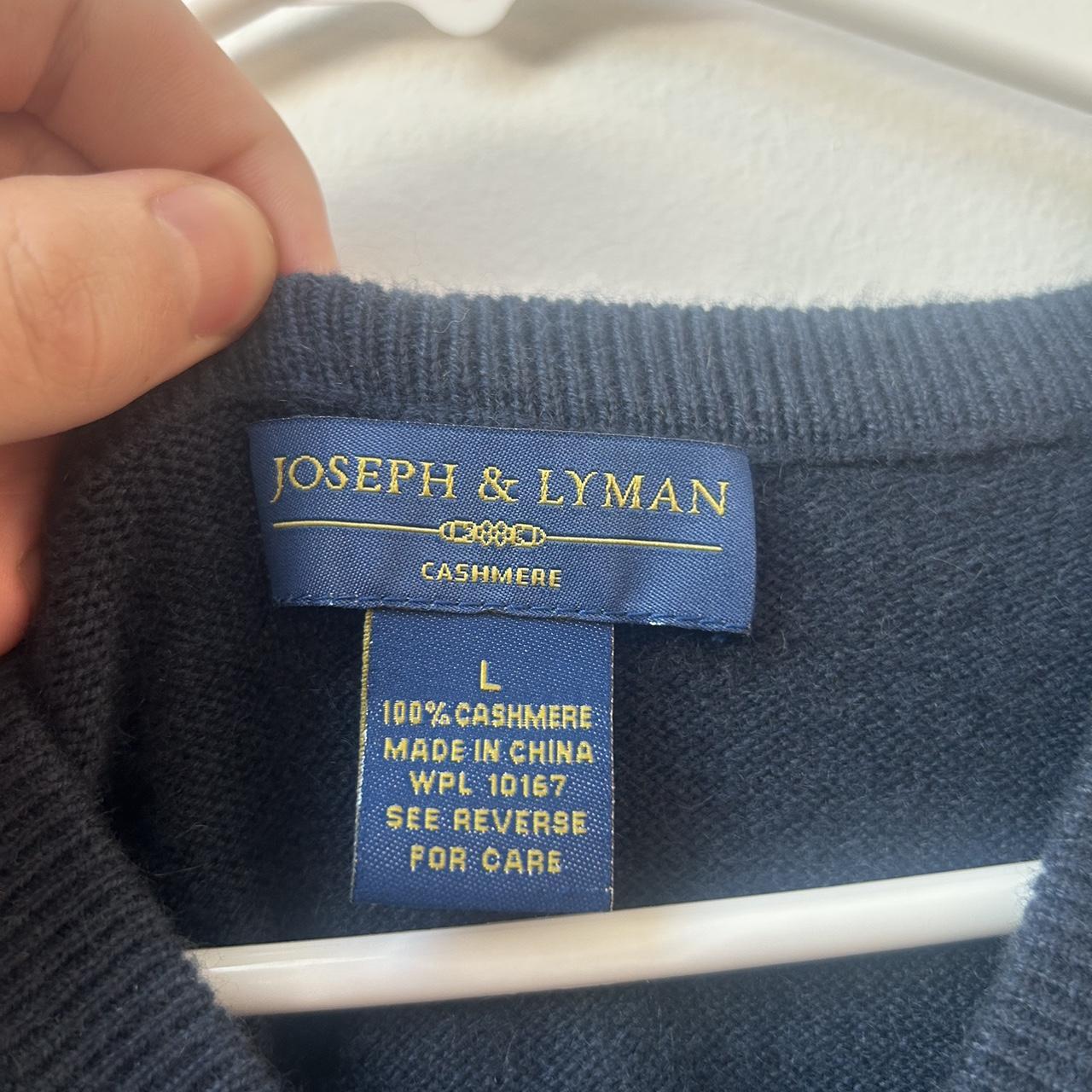 Joseph And Lyman 100% Cashmere Sweater Vest size... - Depop