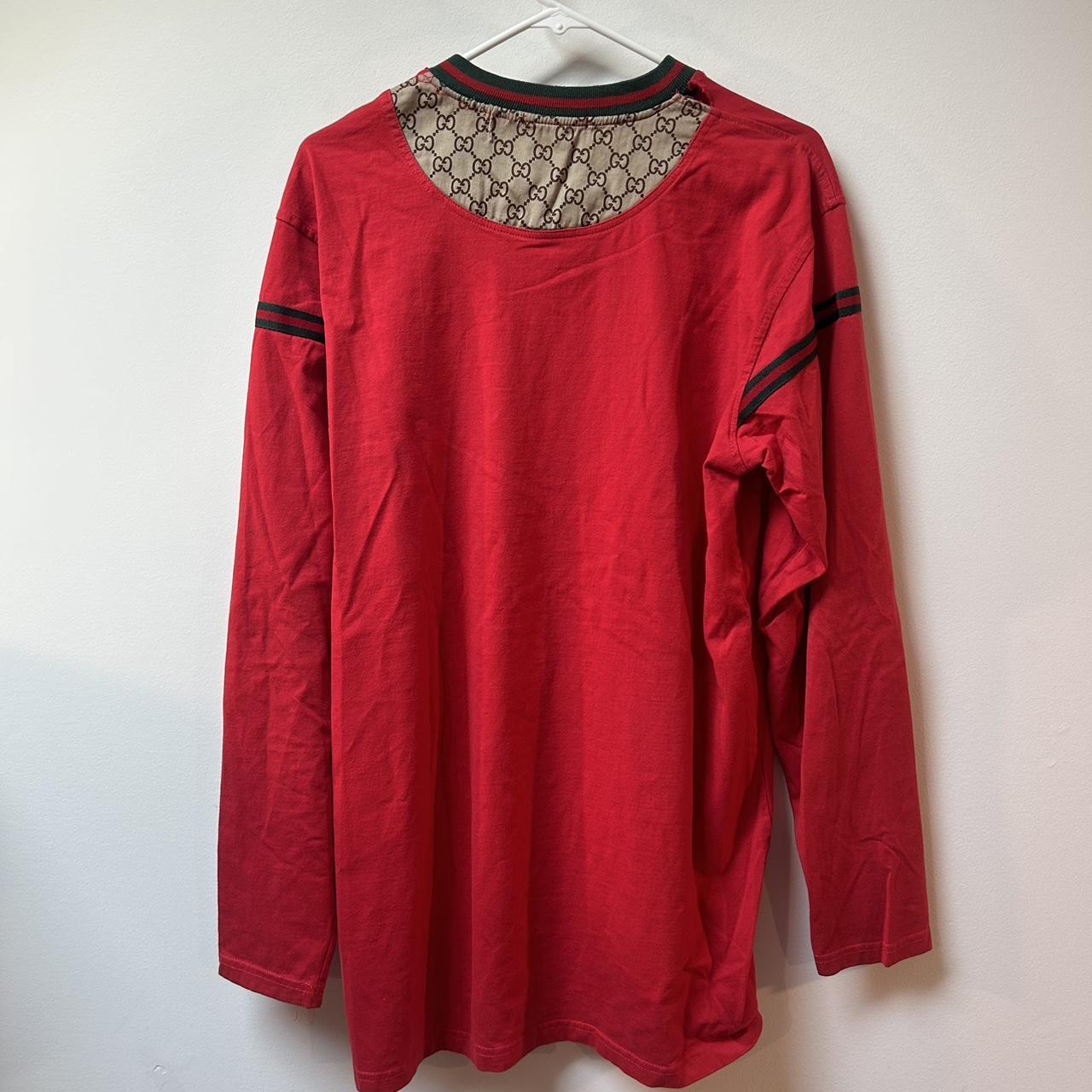 Gucci Men's Red T-shirt | Depop