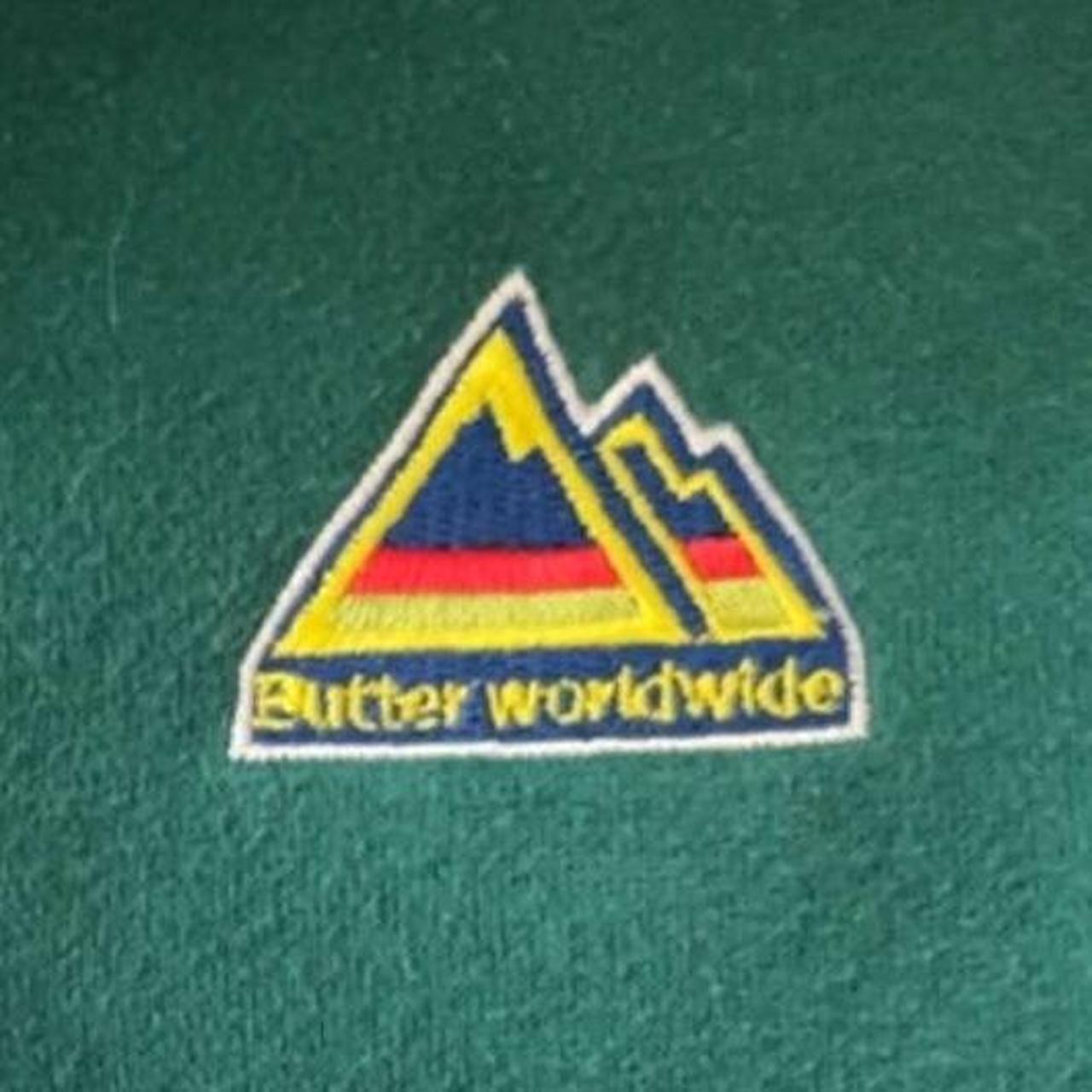 butter goods 1/4 zip great condition feel free to... - Depop