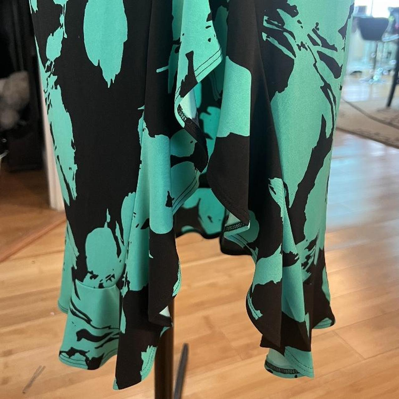 Bold Elements Women's Green and Black Dress | Depop