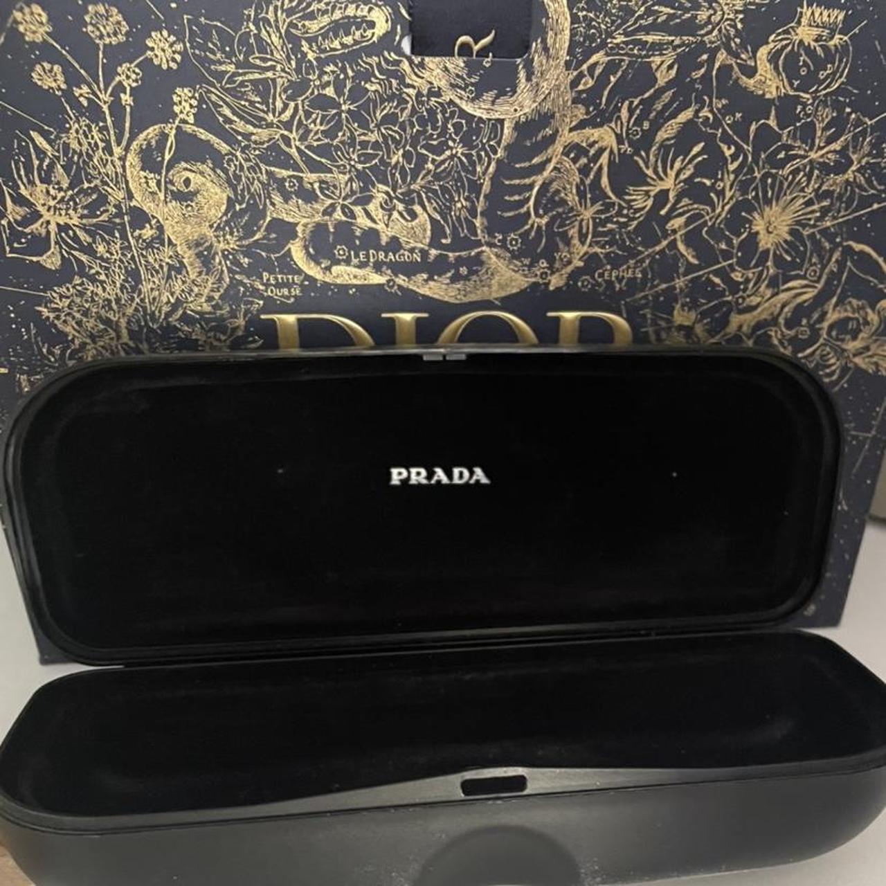 Prada Sunglasses case, iconic sunglasses case from... - Depop