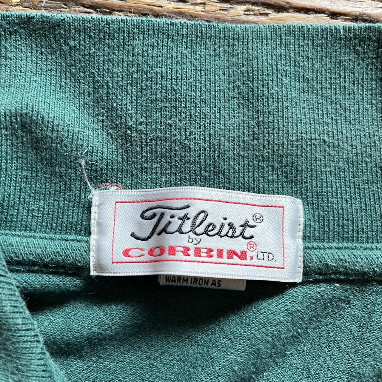 Vintage Titleist Embroidered Logo Polo Size:... - Depop